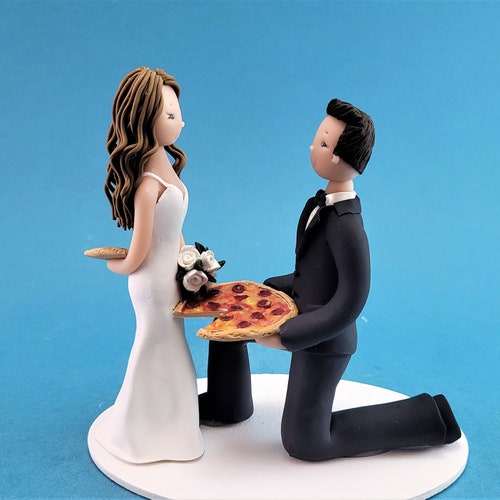 Bride & Groom Customized Jiu-jitsu Cake Topper by MUDCARDS - Etsy