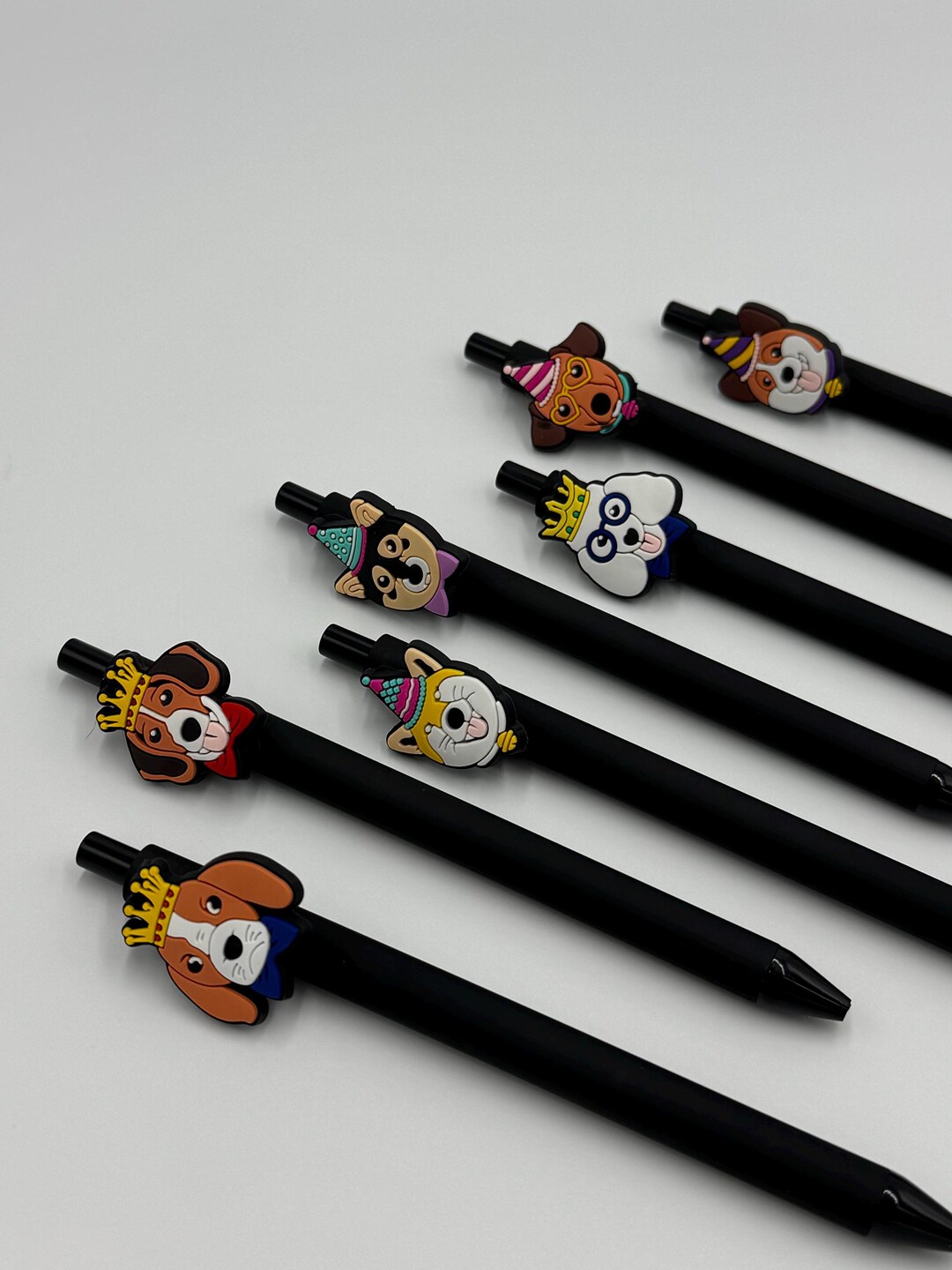 7 Black Ink Click Pens With Birthday Dog Images - Etsy