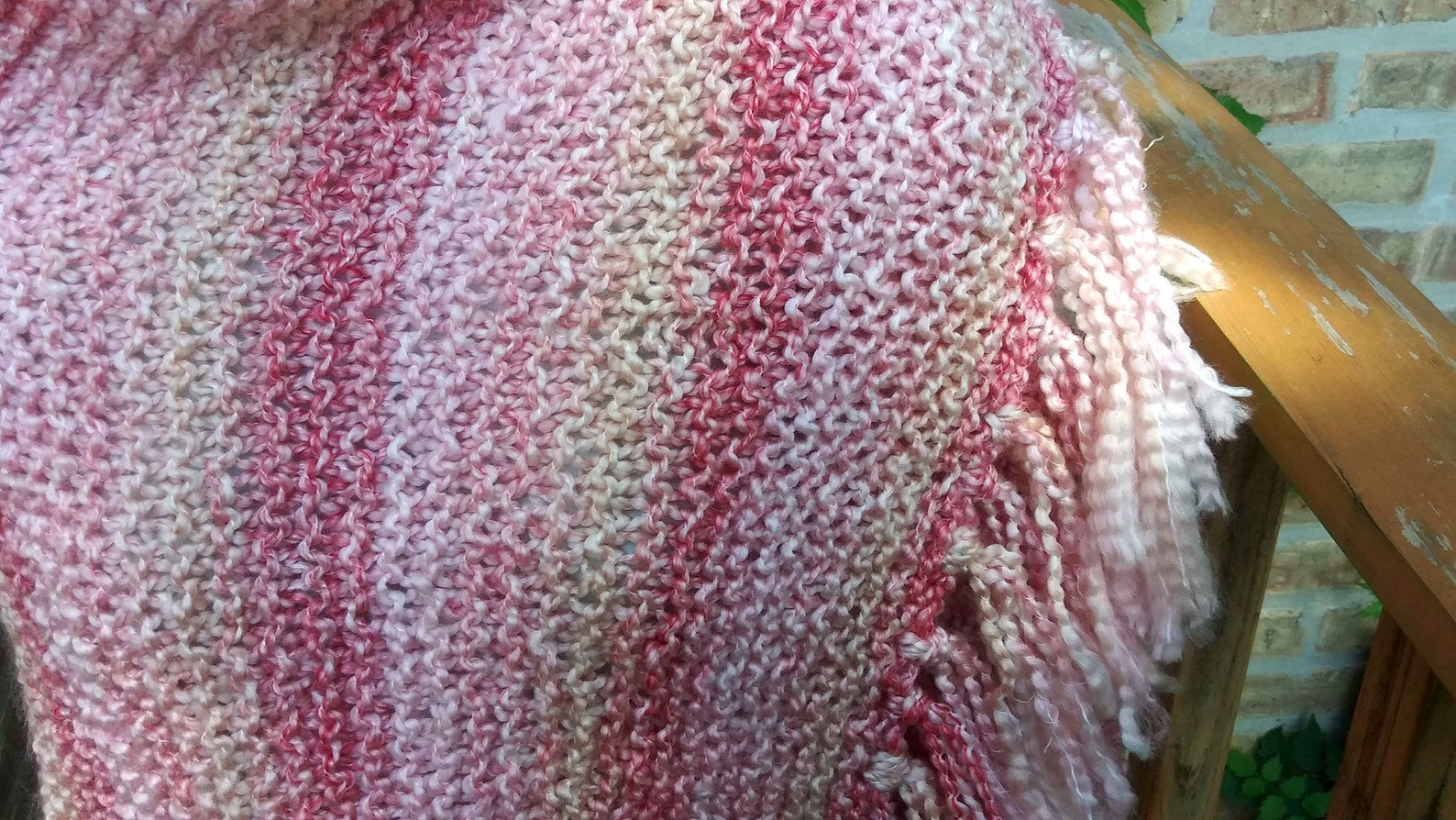 Prayer Shawl in Parfait Hand Knit Prayer Shawl Mother of the | Etsy