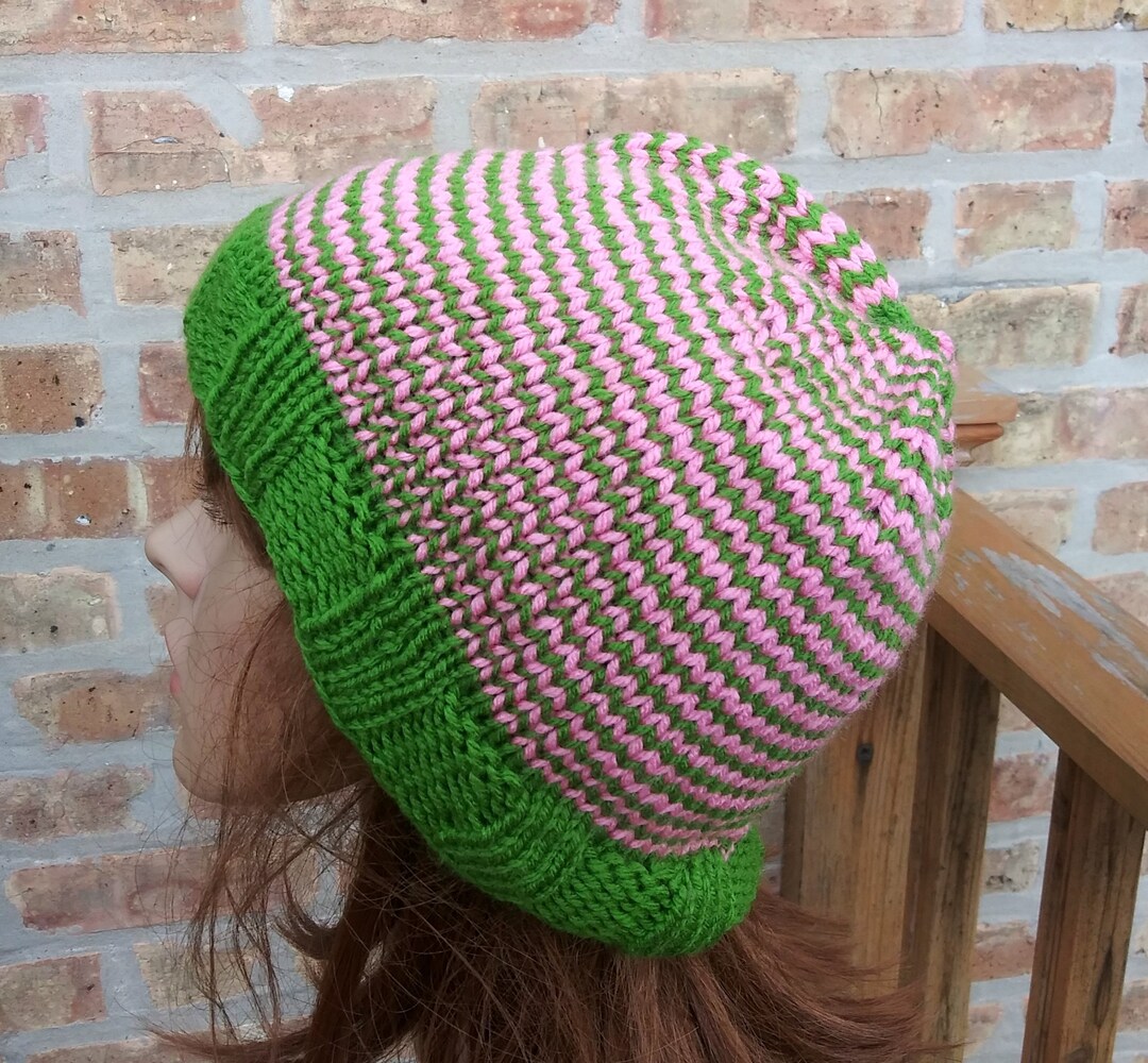 Instant Download Knit Hat Pattern - Sorfra Beanie - Intermediate Hat ...