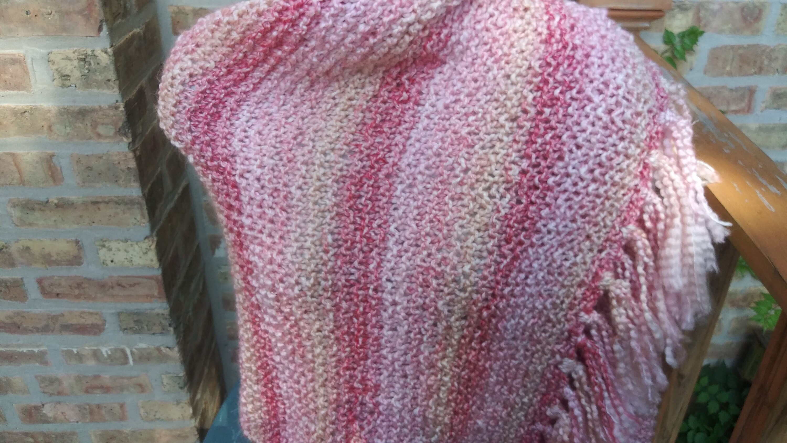 Prayer Shawl in Parfait Hand Knit Prayer Shawl Mother of the | Etsy