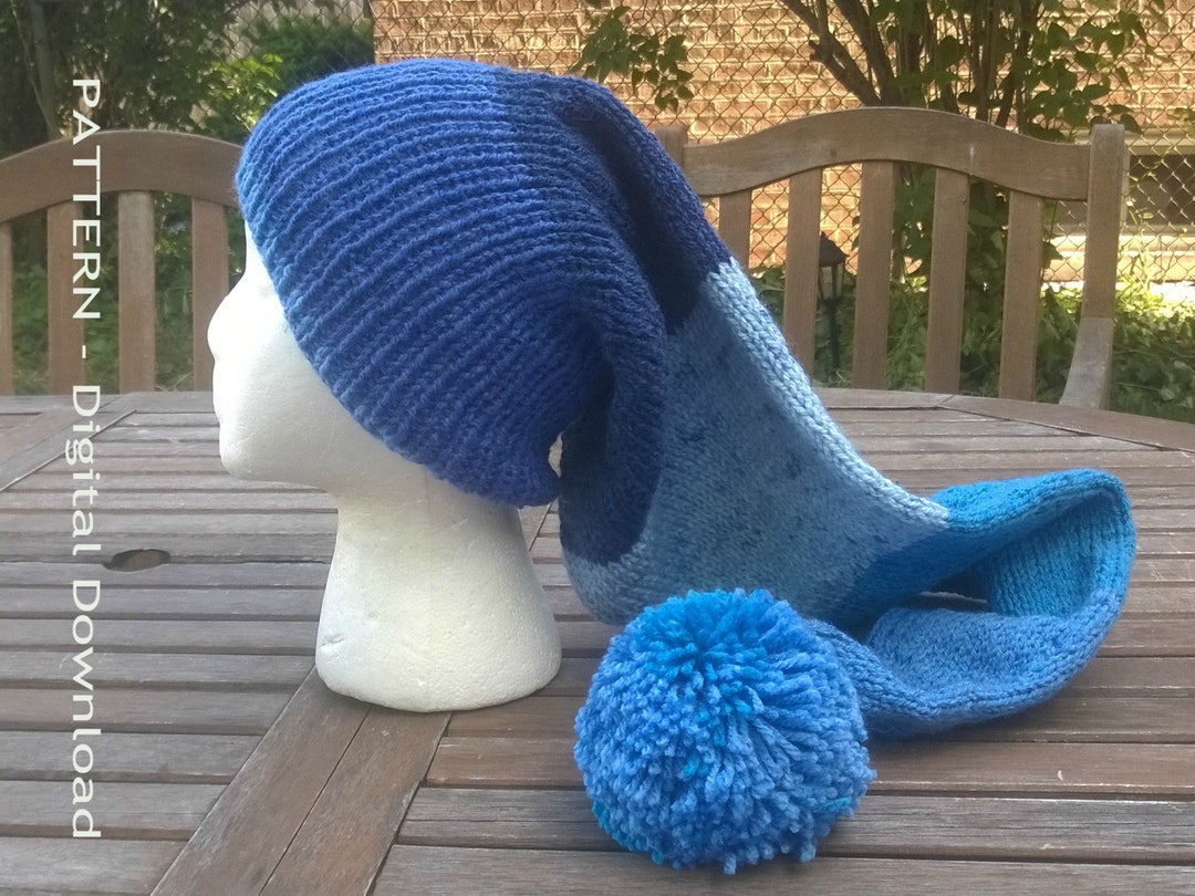 Knitting Pattern, Knit Hat Pattern, Stocking Cap Pattern, Instant ...