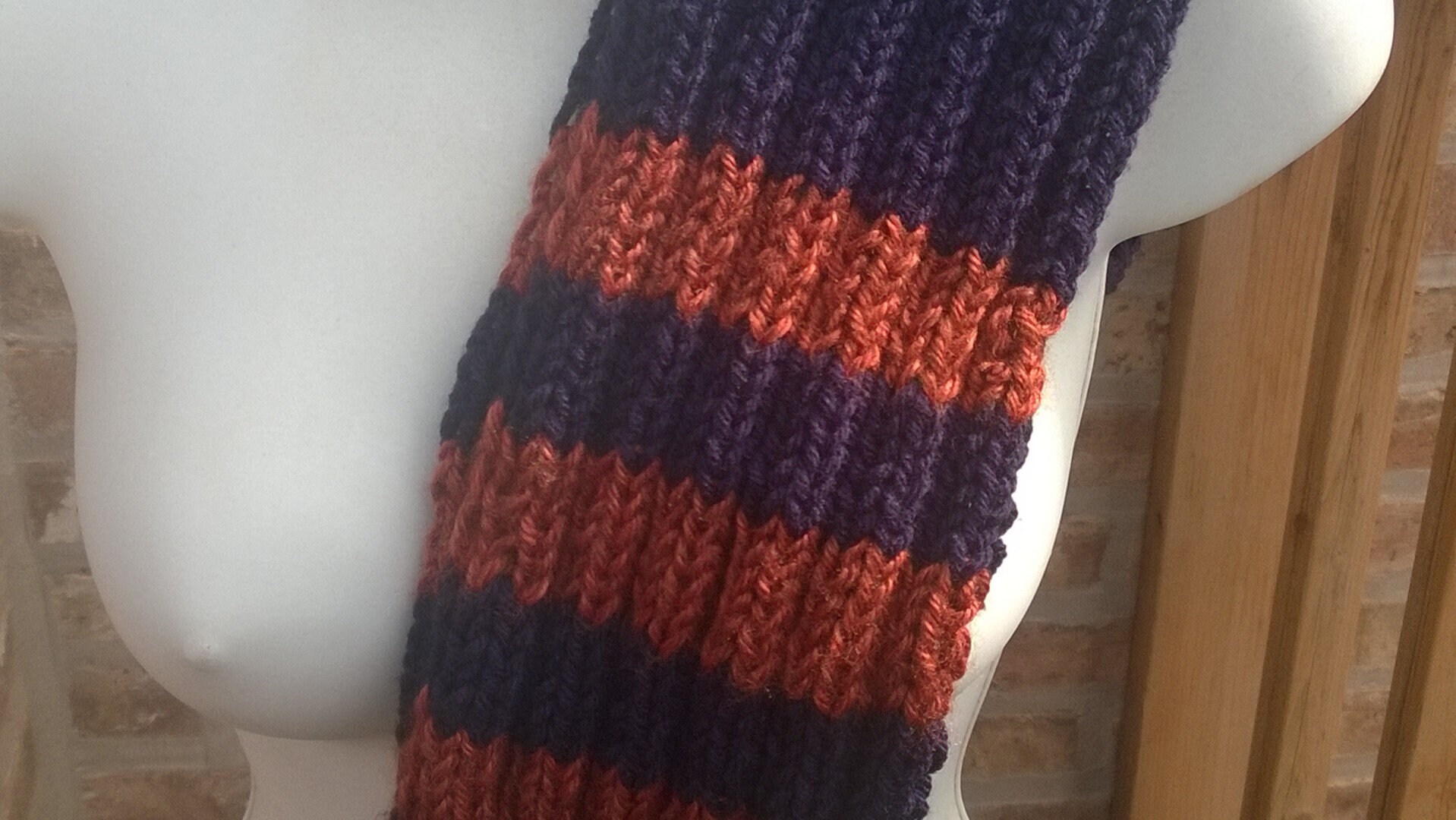 Instant Download Knitted School Spirit Scarf Pattern | Etsy