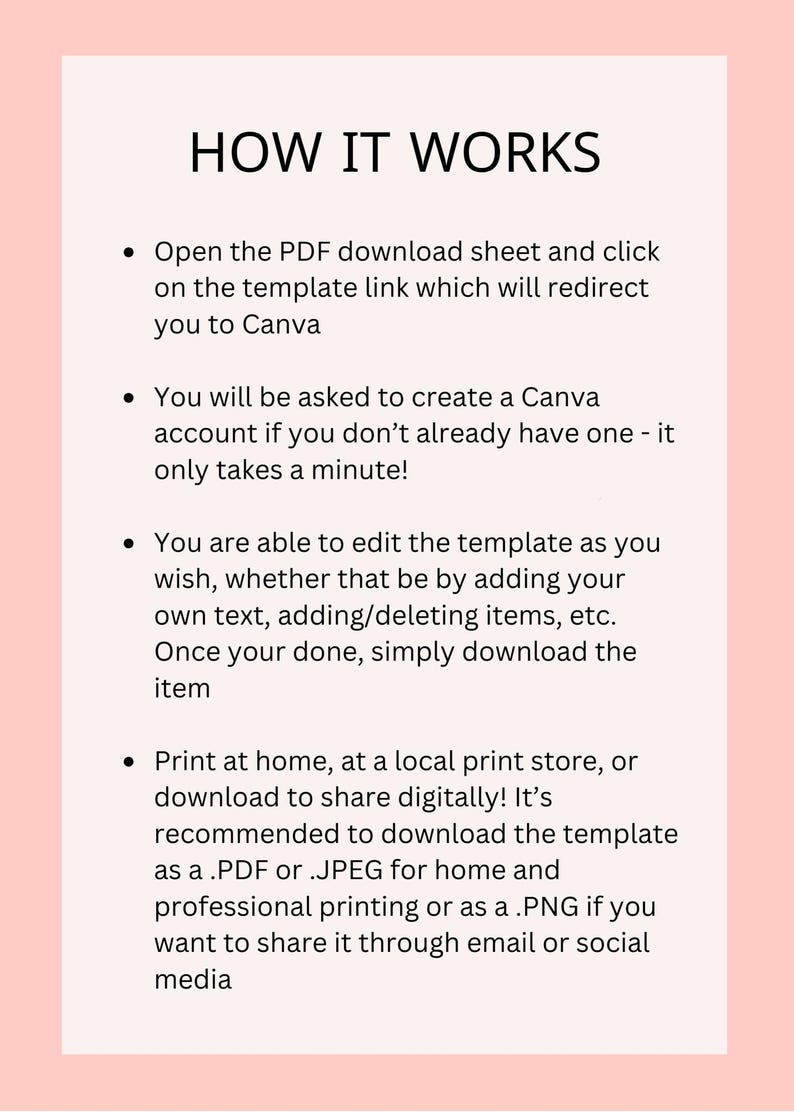 Coquette Aesthetic Themed Cocktail Menu Template, Editable Birthday ...