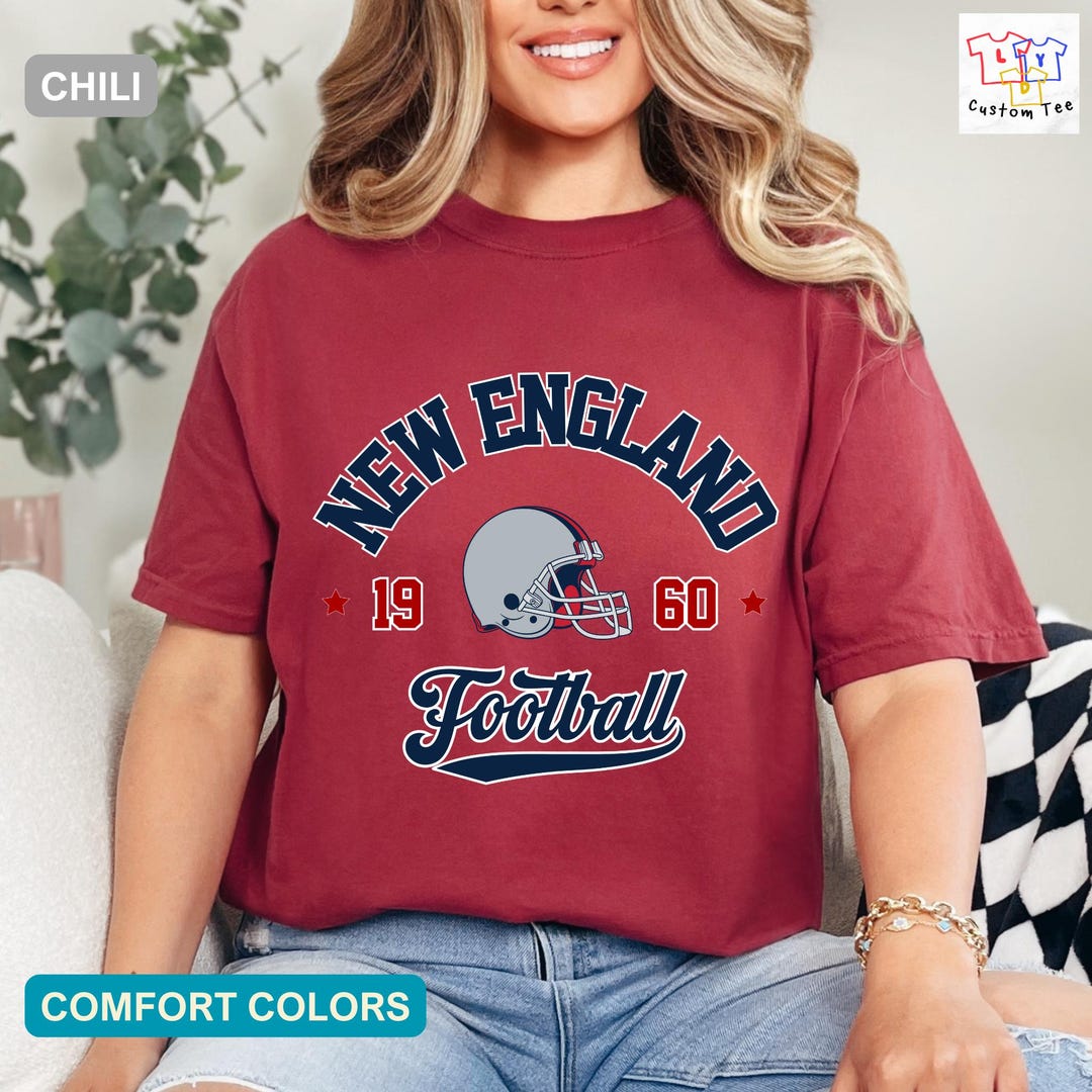 New England Football Shirt, Vintage New England Shirt, New England ...