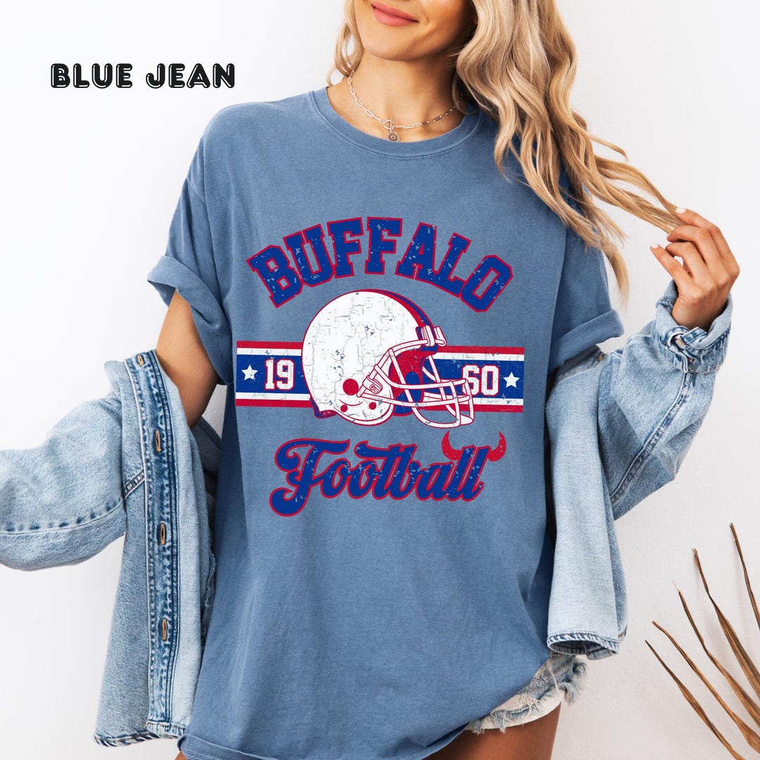 Buffalo Football Shirt, Vintage Buffalo Shirt, Buffalo Apparel, Buffalo ...
