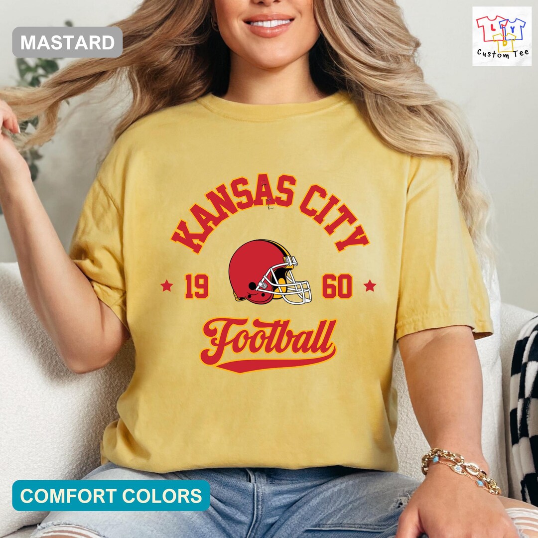 Kansas City Football Shirt, Vintage Kansas City Shirt, Kansas City Fan ...