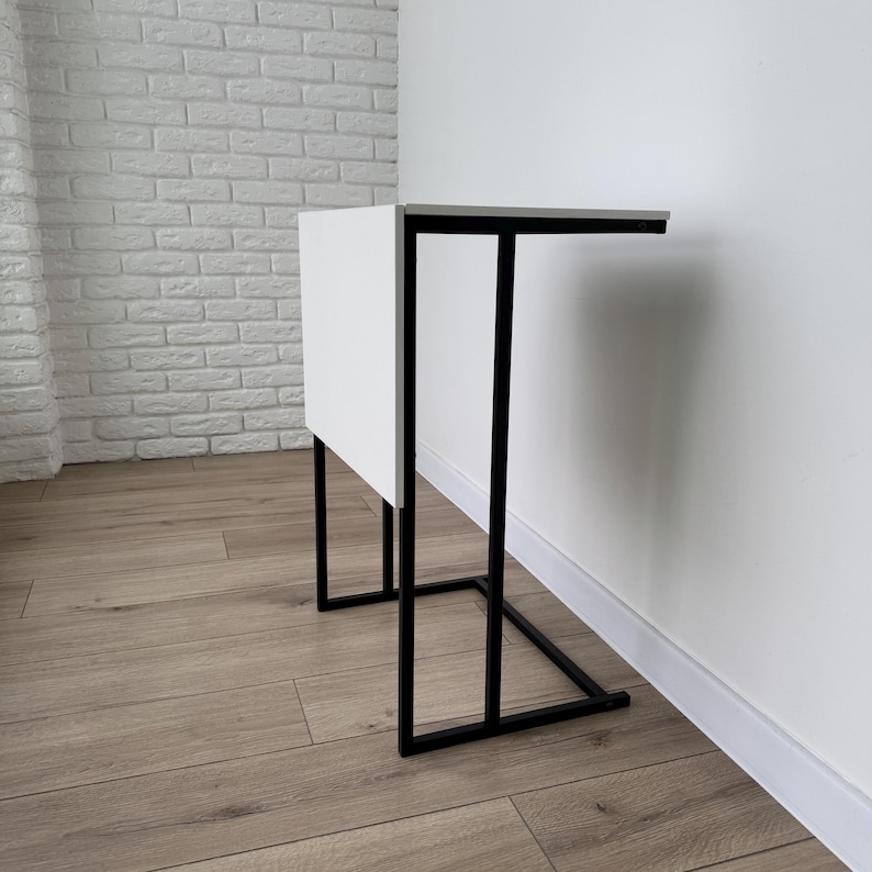 Convertible White Table, Modular Rearrangeable Coffee and Dining Table ...