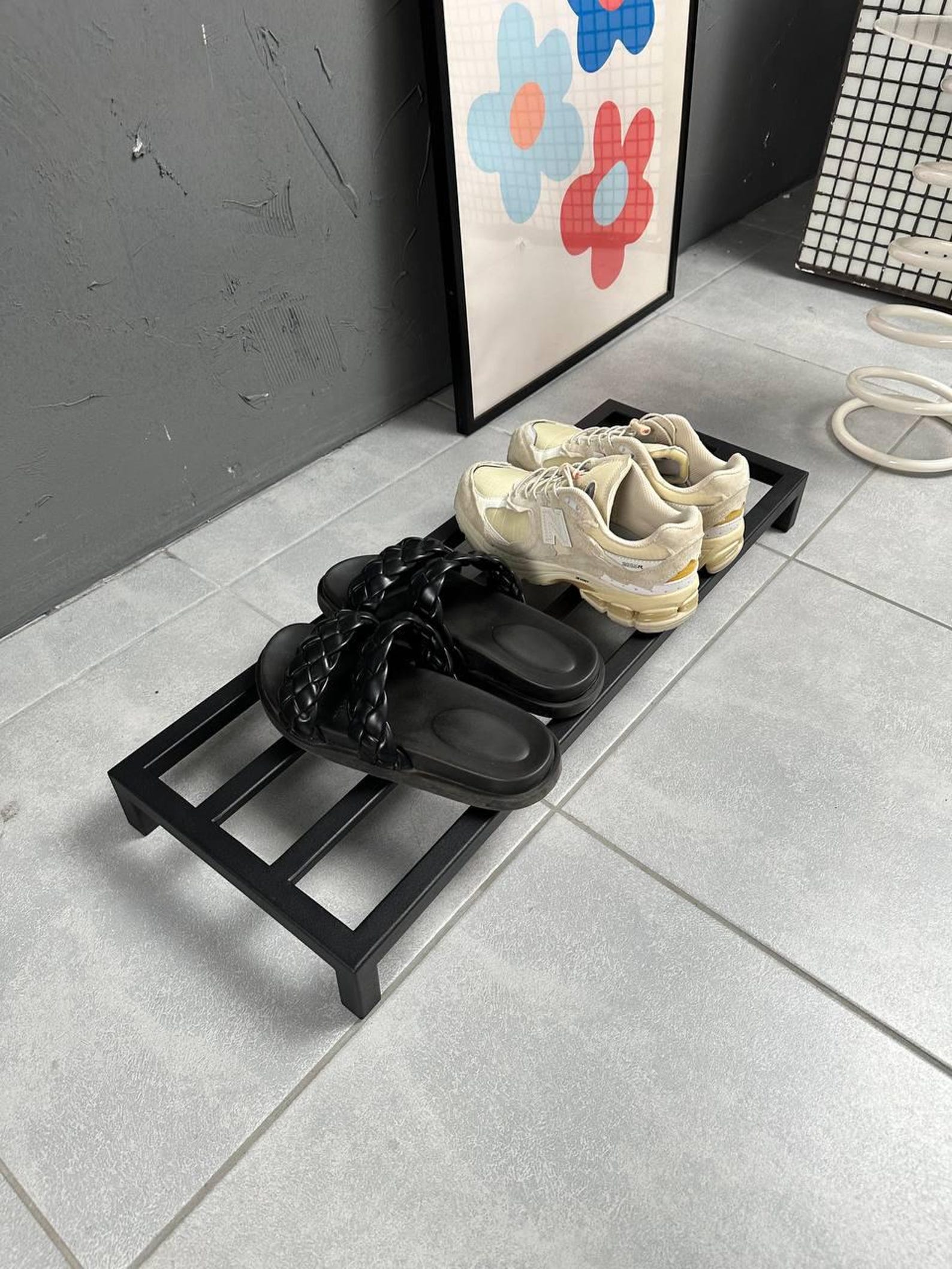 Boot Rack Stainless Steel, Entryway & Mudroom Furniture, Metal ...