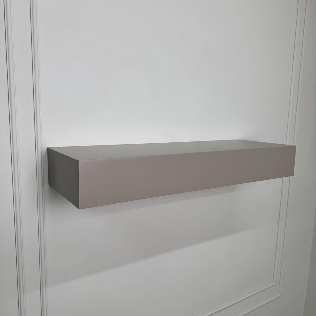 Modern Hidden Wall Safe, Minimalist Concealed Shelf With Key Card Lock ...