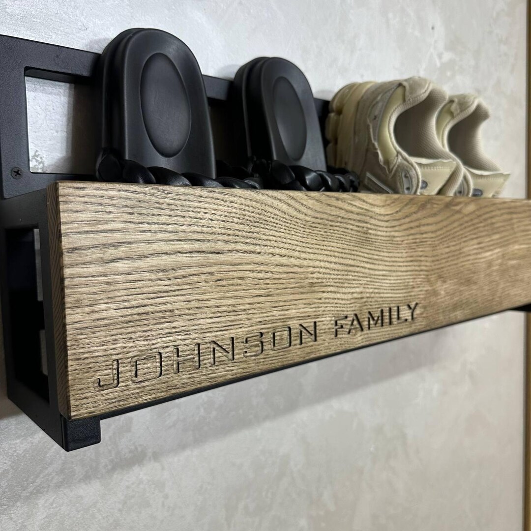 Custom Metal Shelf With Personalization Add Your Name, Message, or Logo ...