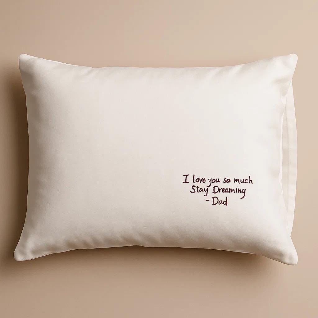 Personalised Embroidered Your Quote Pillow Cases / You Can Add A ...