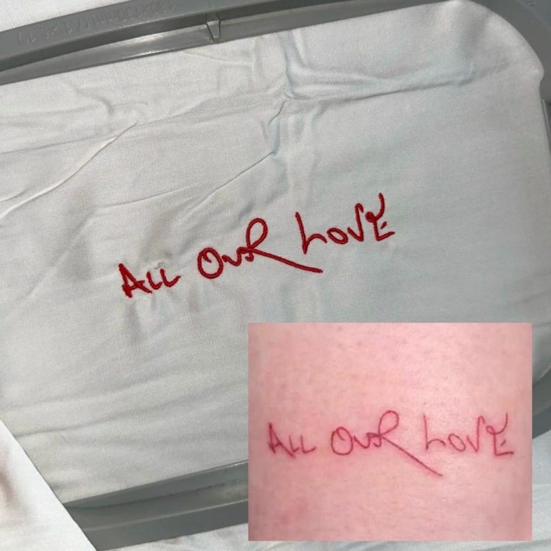Personalised Embroidered Your Quote Pillow Cases / You Can Add A ...
