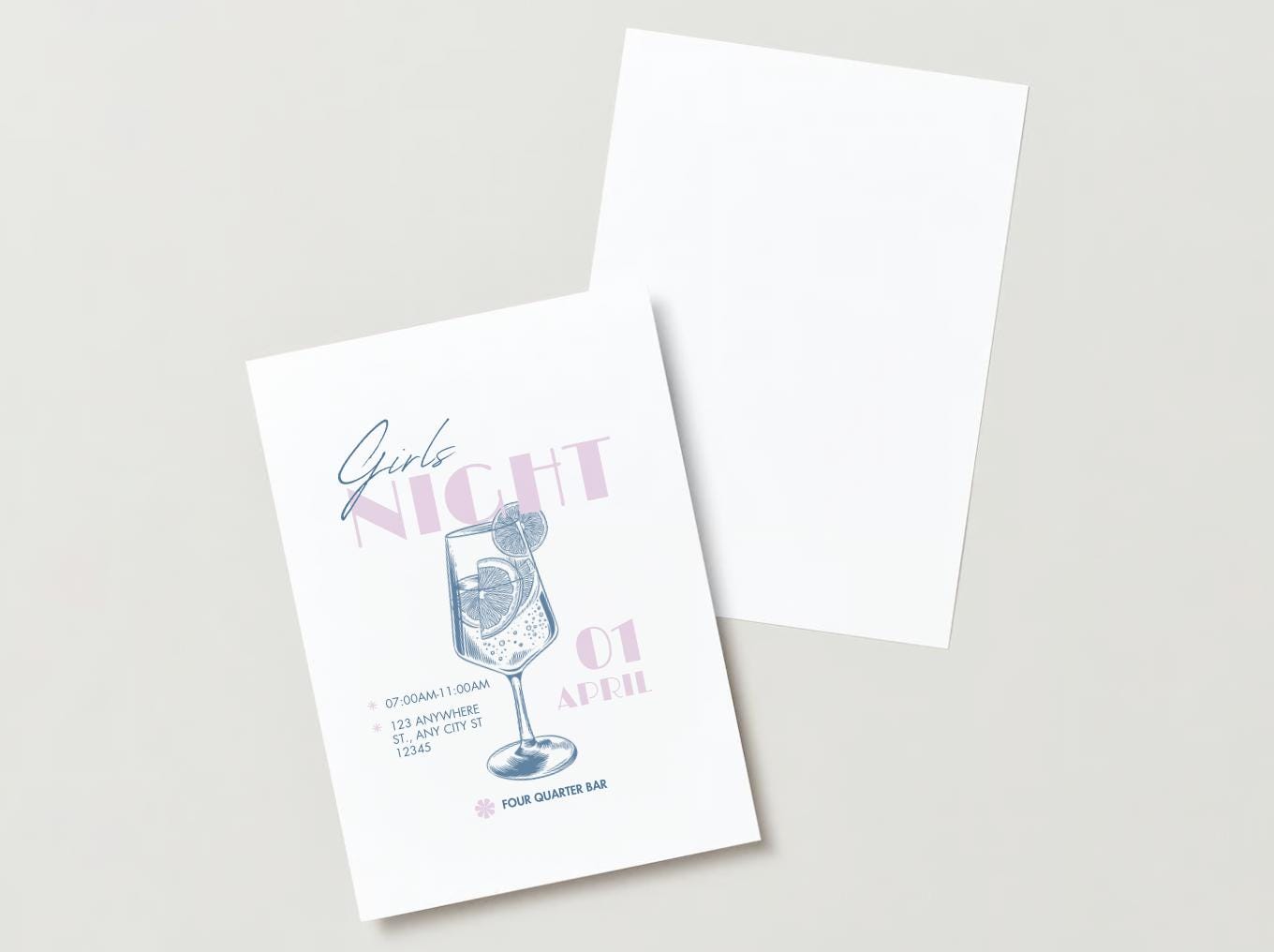 Girls Night Invitation - Etsy