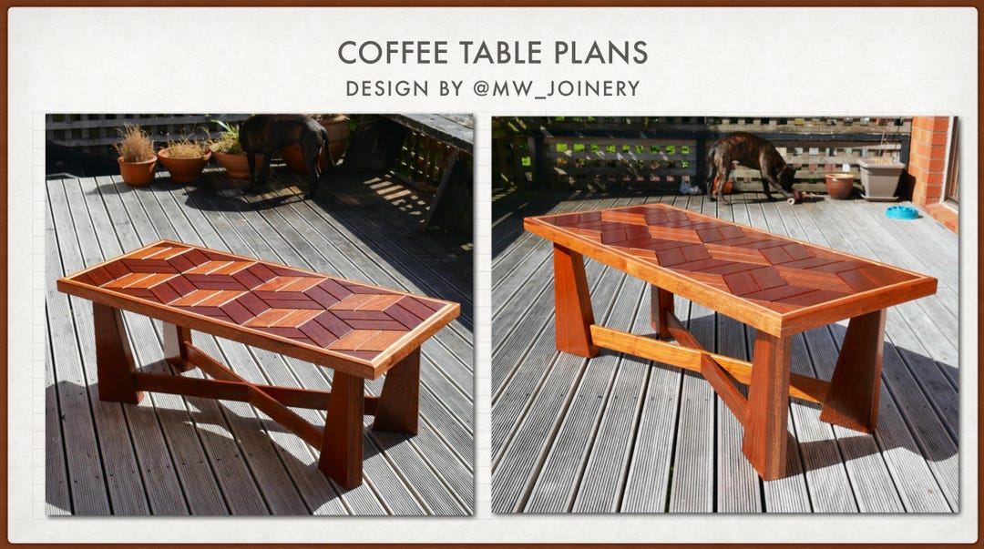 Hex Coffee Tables Plans - Etsy