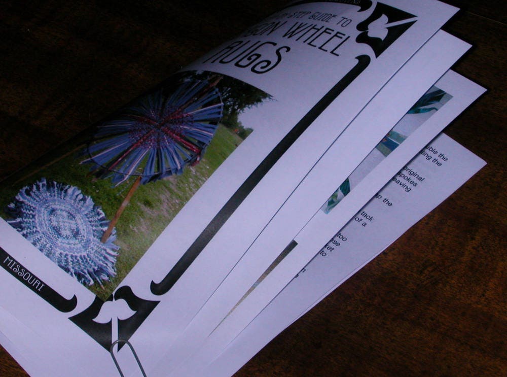 Wagon Wheel Rug Directions - Etsy