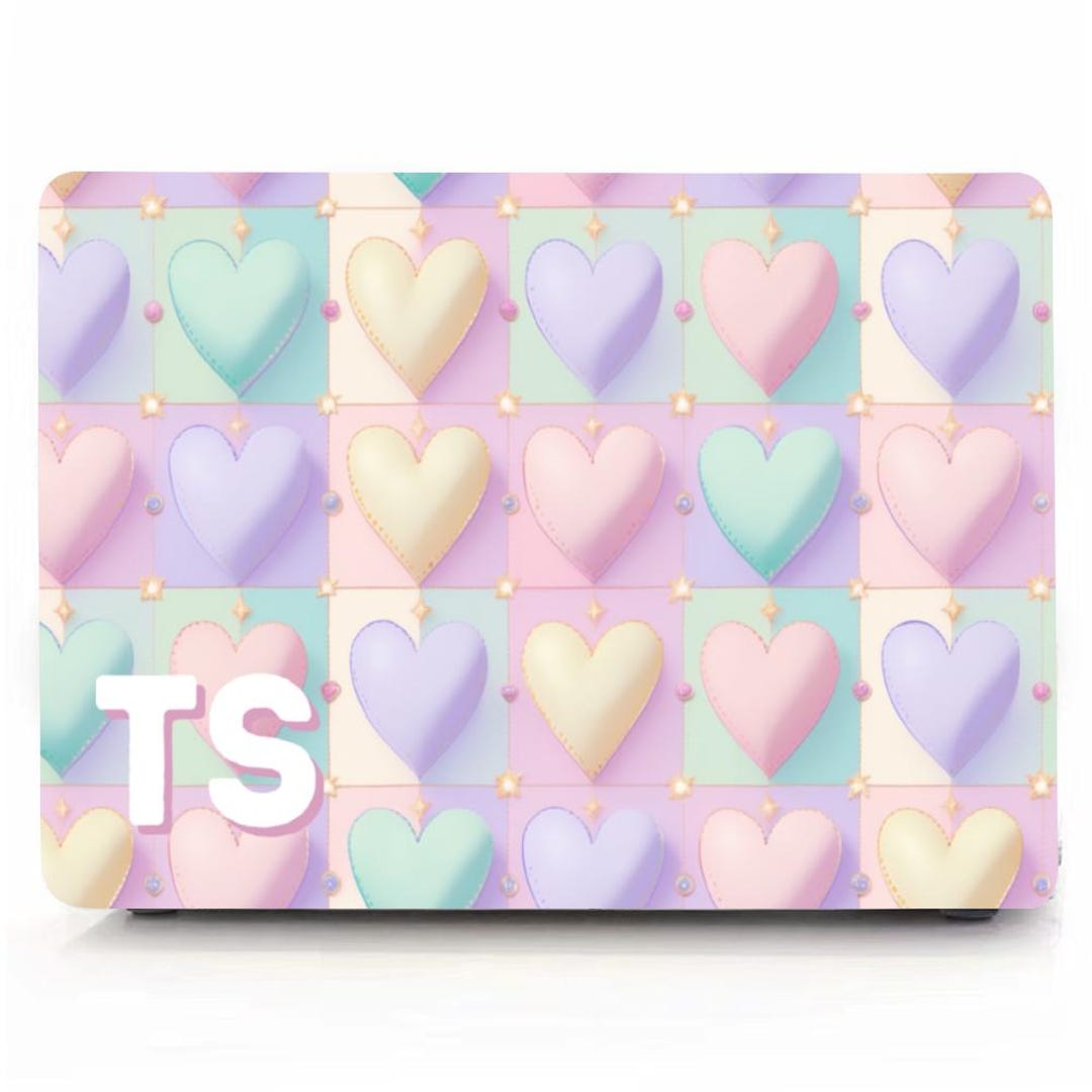 Personalized MacBook Case With Initials, Monogram MacBook Snap on Cover ...