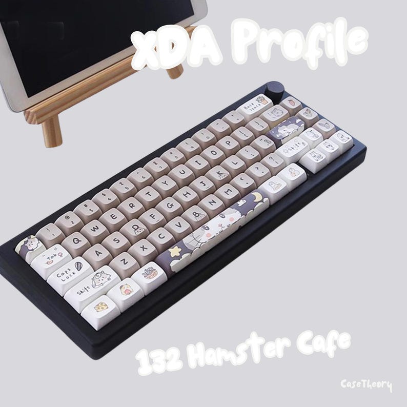 Hamster Cafe Keycaps Cat Keycaps Mouse Keycaps Cute Keycaps Set Anime ...