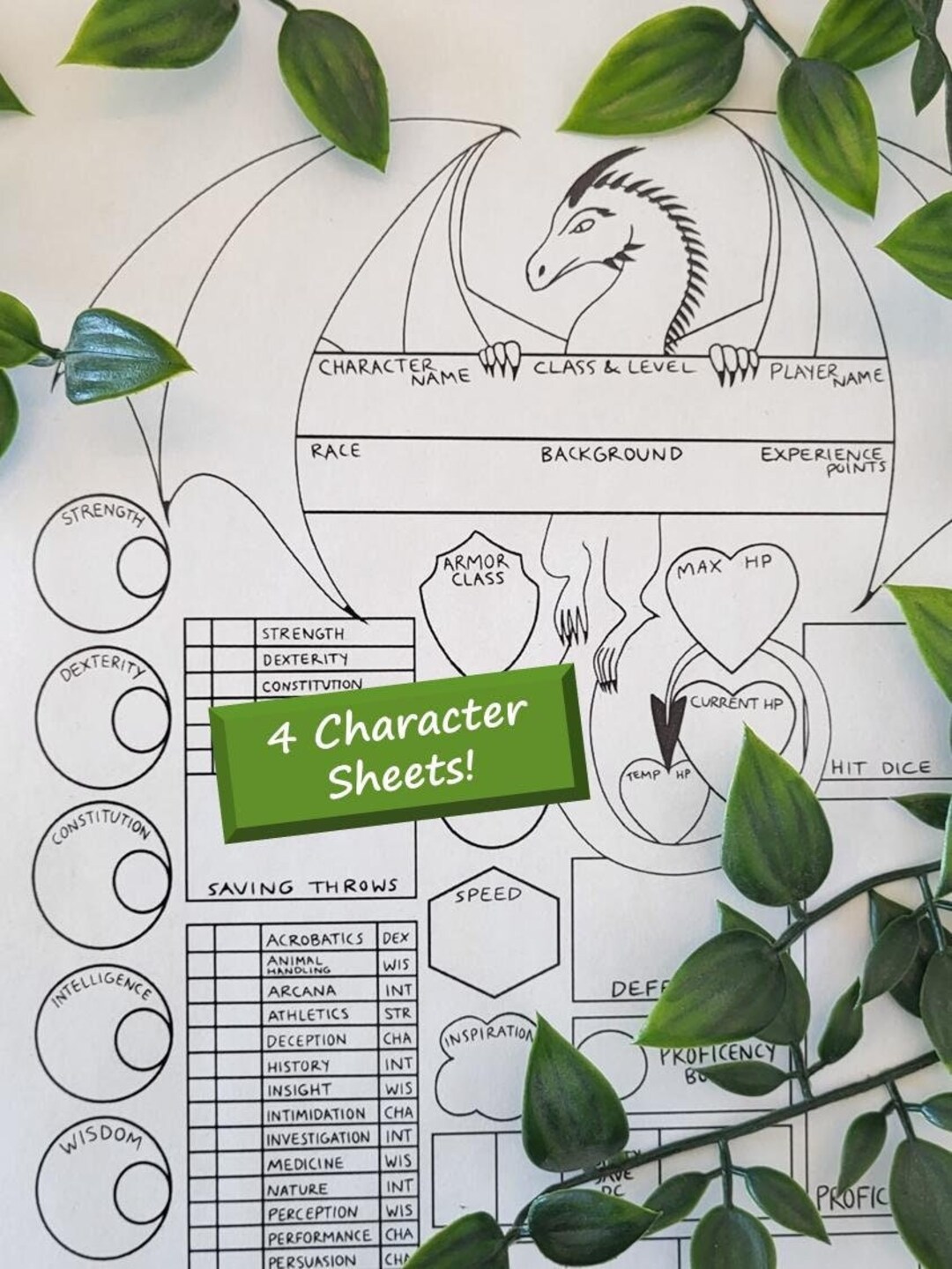 Dnd Character Sheets | Dragon | Printable PDF Character Sheets ...