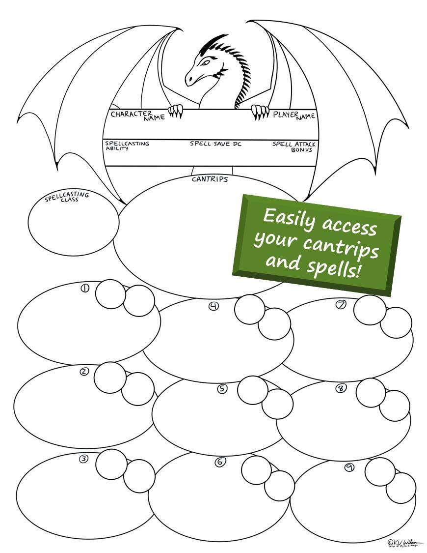Dnd Character Sheets | Dragon | Printable PDF Character Sheets ...