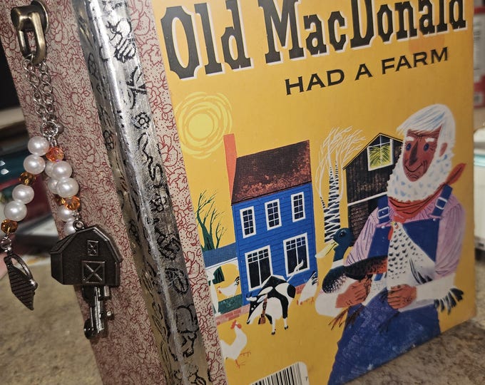 1960 Old Mcdonald Had a Farm Junk Journal With Pop up Pages Little ...