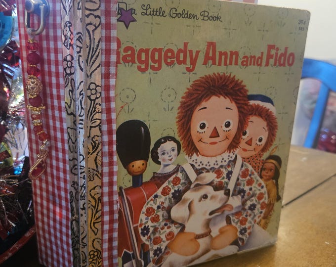 1973 Raggedy Ann & Fido Little Golden Book Junk Journal - Etsy