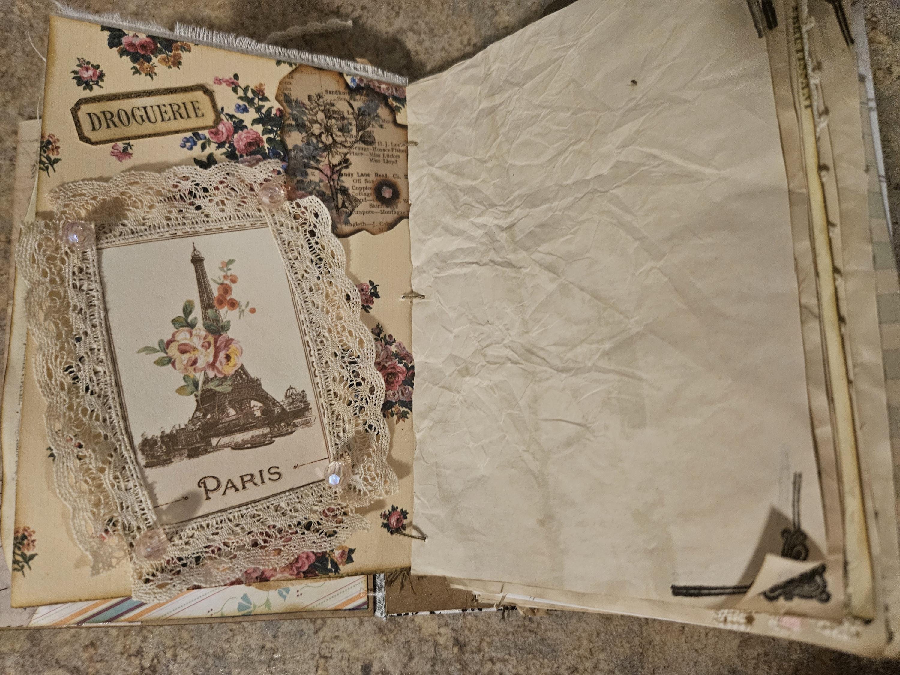 Paris Theme Junk Journal - Etsy