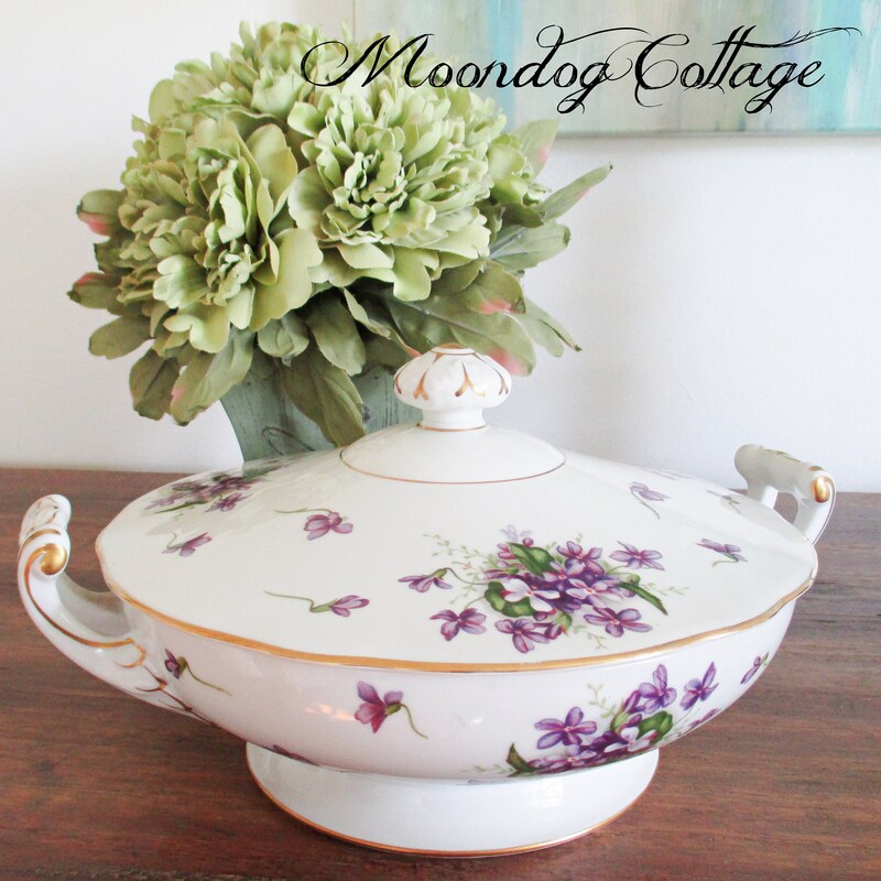 Vintage Violet Dish - Etsy