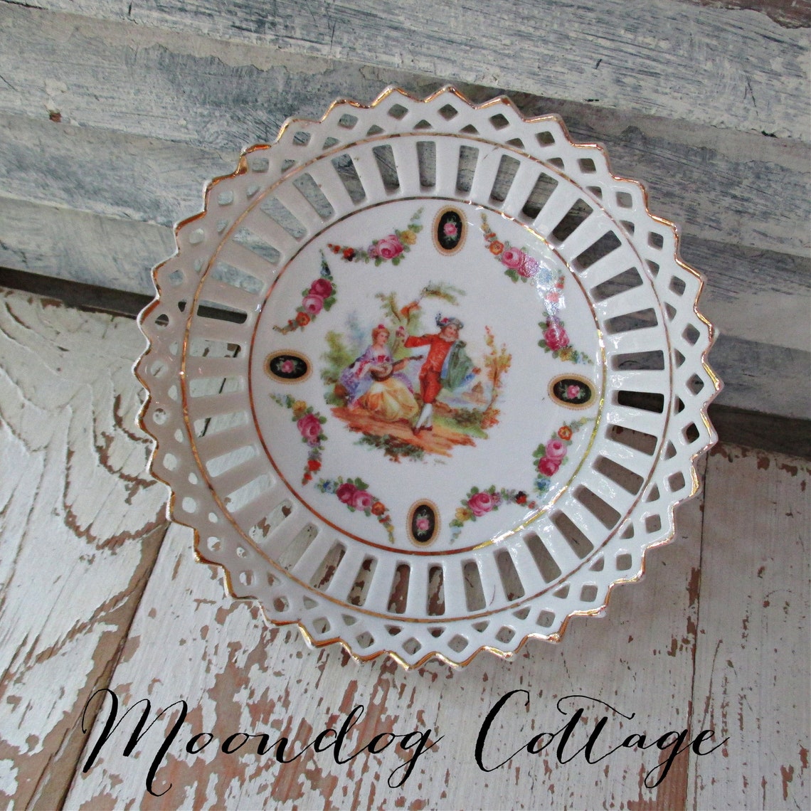 Vintage German Bone China Lace Trinket Dish Circa 1950's - Etsy