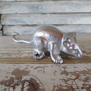 Silver Metallic Cast Iron Mouse/rat Wall Hook 6 - Etsy