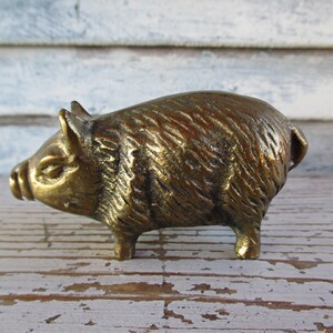 Unusual Vintage Brass Pig Rattle Hollow With Rattle Inside - Etsy
