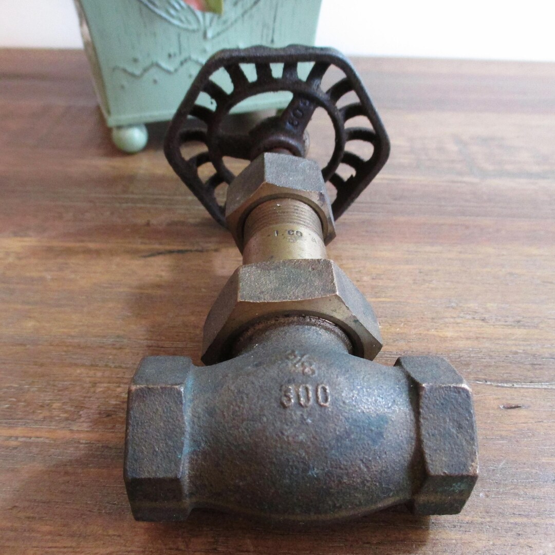 Antique Lunkenheimer Antique Industrial Gate Valve - Made in USA - Etsy