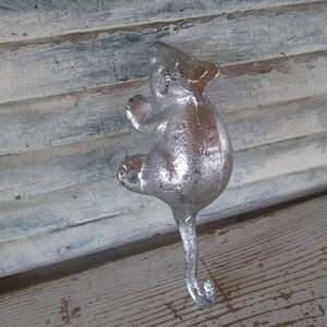 Silver Metallic Cast Iron Mouse/rat Wall Hook 6 - Etsy