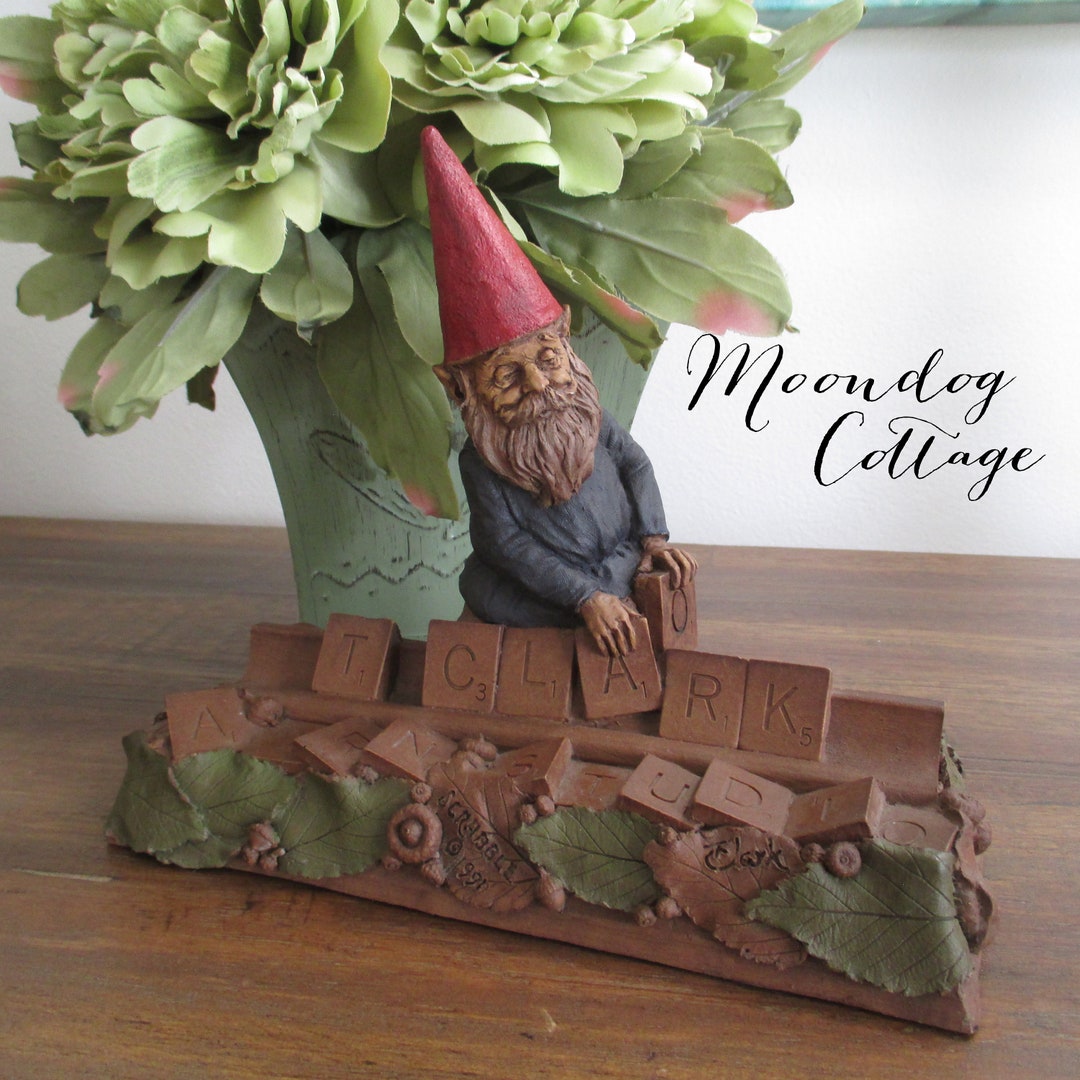 Tom Clark SCRABBLE Gnome - #54 - Cairn Studio - 1991 - Etsy