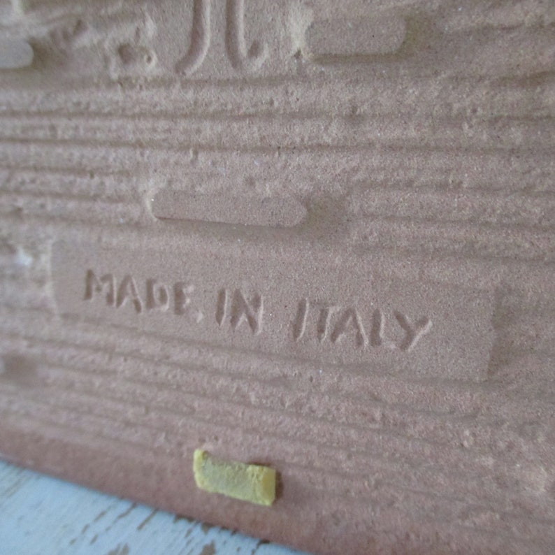 Beautiful Clay Italian Trivet 6 x 6 | Etsy