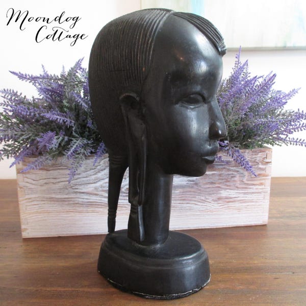 African Ebony Heads - Etsy