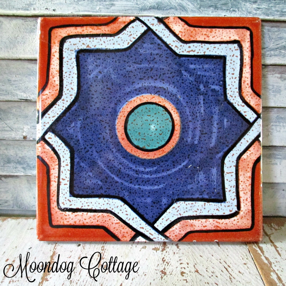 Beautiful Clay Italian Trivet - 6" X 6" - Etsy