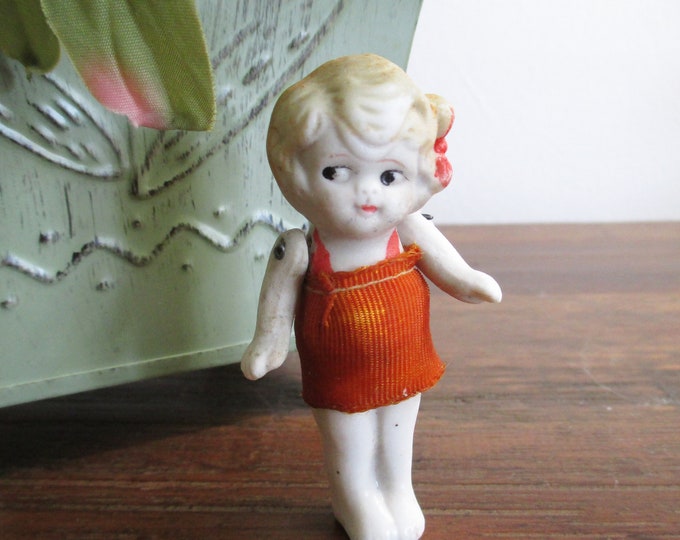 Vintage Jointed Bisque Penny Doll Bathing Beauty Circa 1920's - Etsy