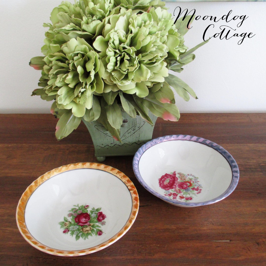 Pair of Lusterware Bowls From Japan - Circa 1950's - 7" - Etsy