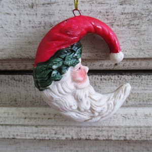 Beautiful Set of Christmas Santa Ornaments - Etsy