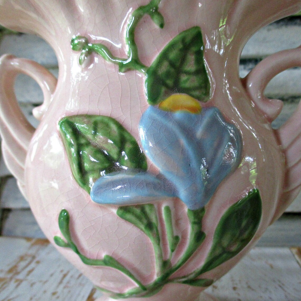 Vintage Pink Hull Art Pottery Waterlily Vase H-6-6 1/2 - Etsy