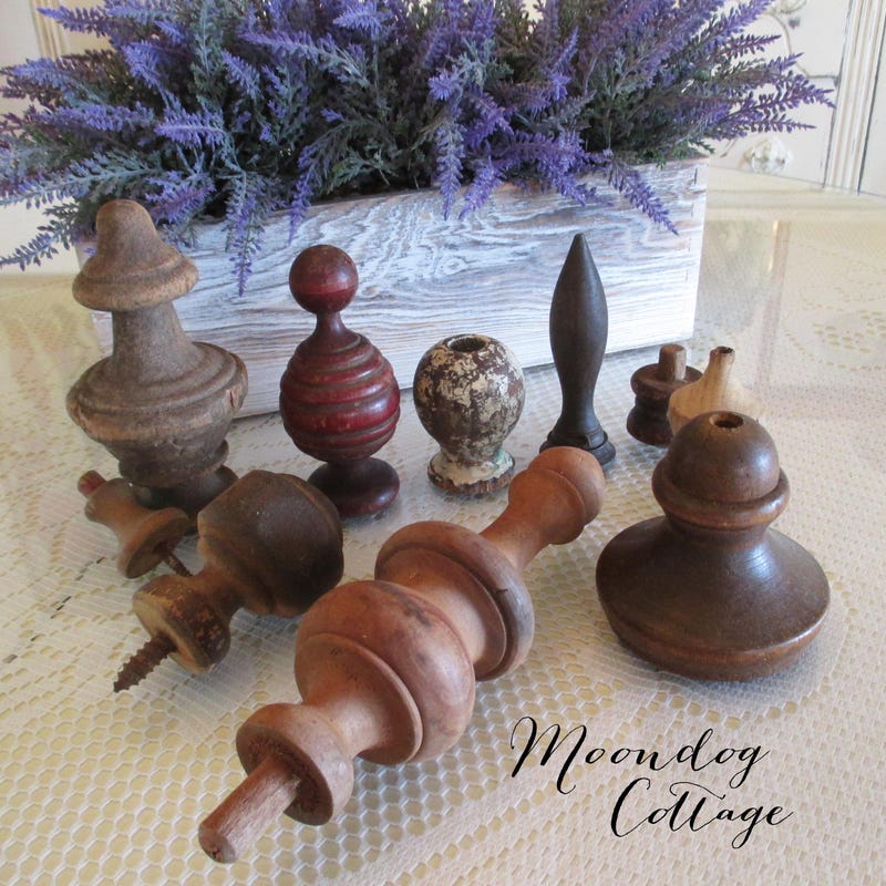 Wood Finials - Etsy