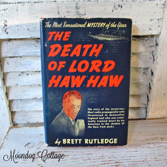 1940's Book The Death of Lord Haw Haw With Original | Etsy