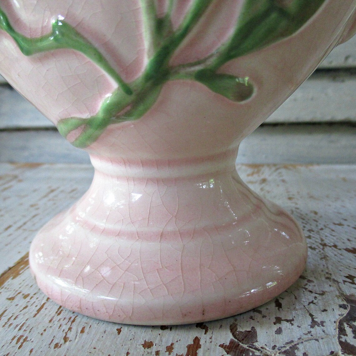 Vintage Pink Hull Art Pottery Waterlily Vase H-6-6 1/2 - Etsy