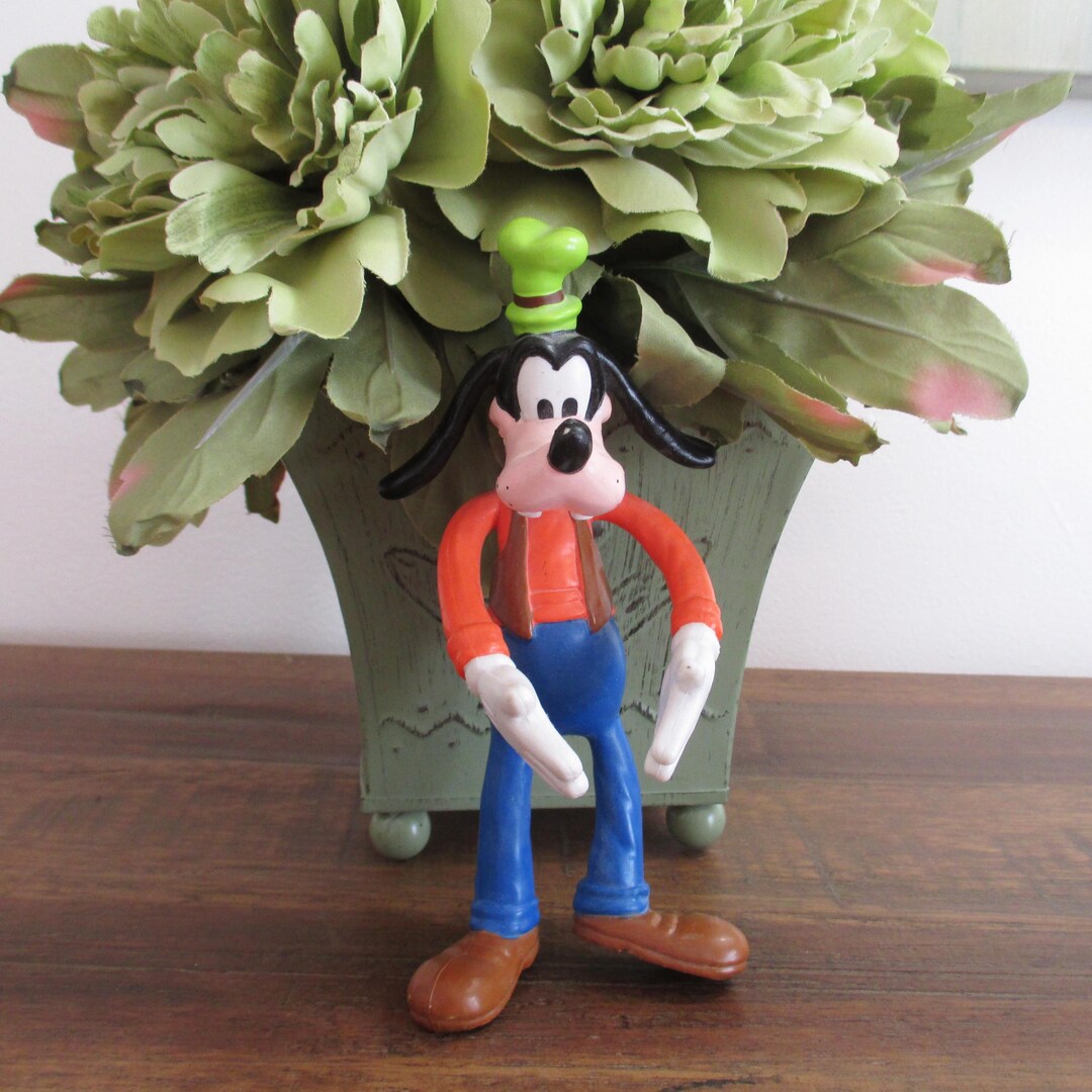 6" Tall Posable Rubber GOOFY Figure - Disney "applause" - Etsy
