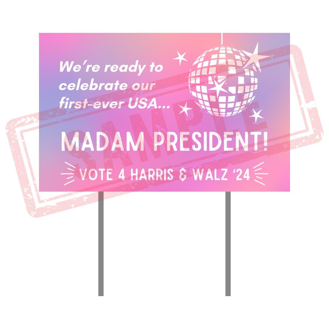 We're Ready Yard Signs for Harris & Walz 2024 Instant Download ...
