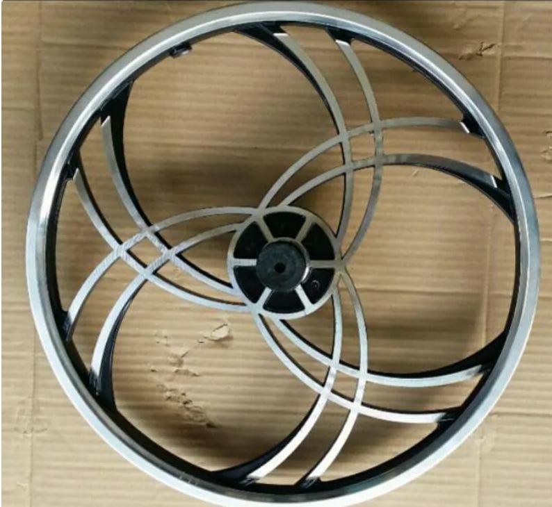Pair of 20" Bicycle Mag Wheels Set 6 Spoke Black for GT Dyno HARO ...