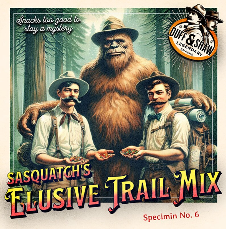 Sasquatch's Trail Mix Sasquatch's Classic Blend of Nuts and M&m's. the ...