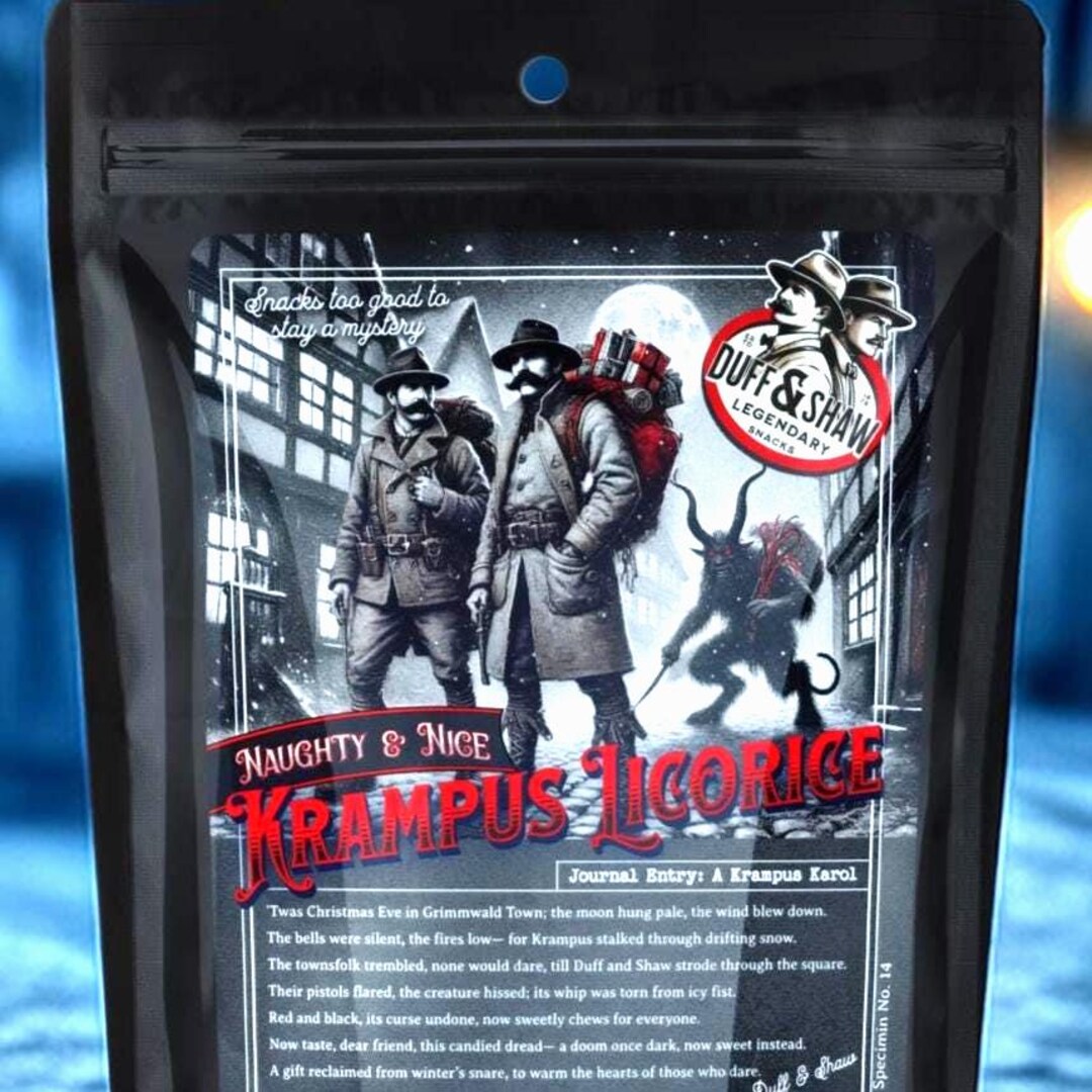 Krampus Licorice Mix: Red and Black Christmas Candy | Naughty or Nice ...