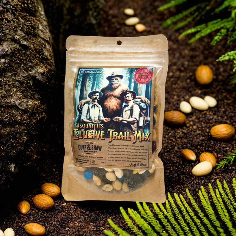 Sasquatch's Trail Mix Sasquatch's Classic Blend of Nuts and M&m's. the ...